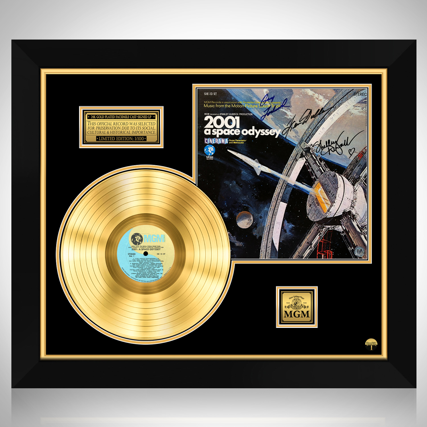2001: A Space Odyssey Soundtrack Gold LP Limited Signature Edition ...