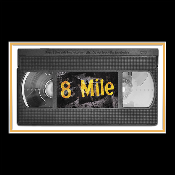 8 Mile Photo and VHS Limited Signature Edition Custom Frame | RARE-T