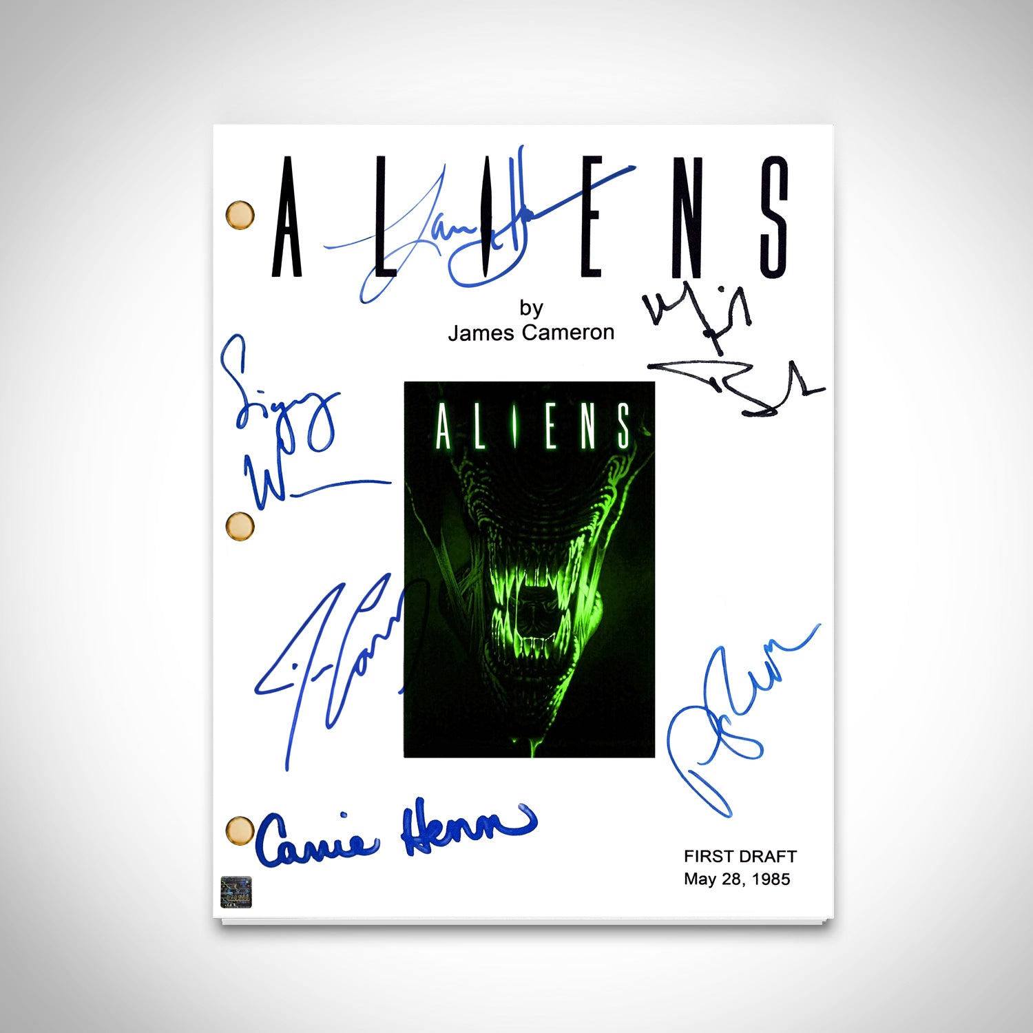 Aliens (1986) Script Limited Signature Edition | RARE-T