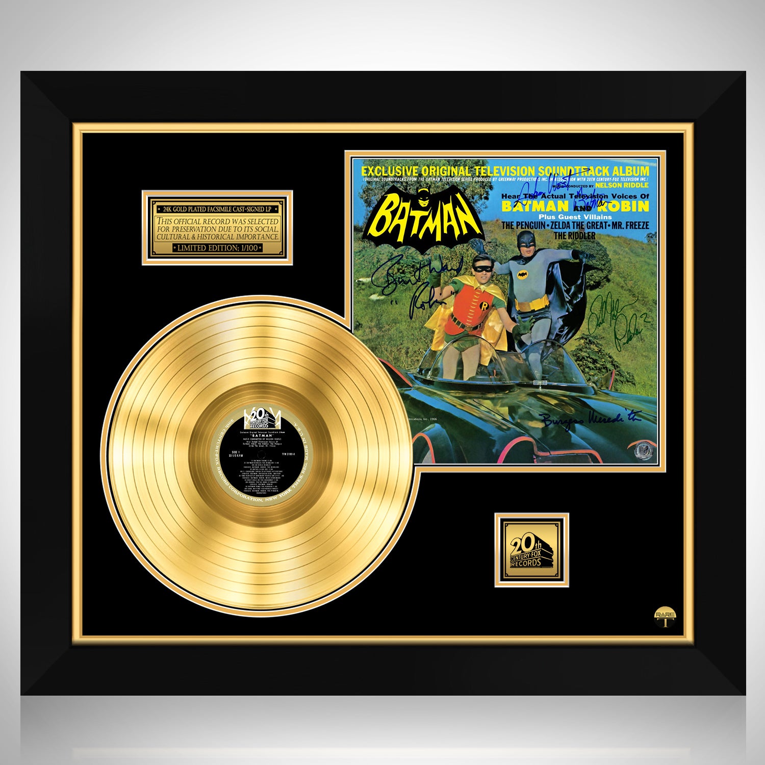 Batman 1966 - Original Television Soundtrack Album Gold LP Limited ...