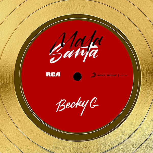 Becky G - Mala Santa Gold LP Limited Signature Edition Custom Frame ...