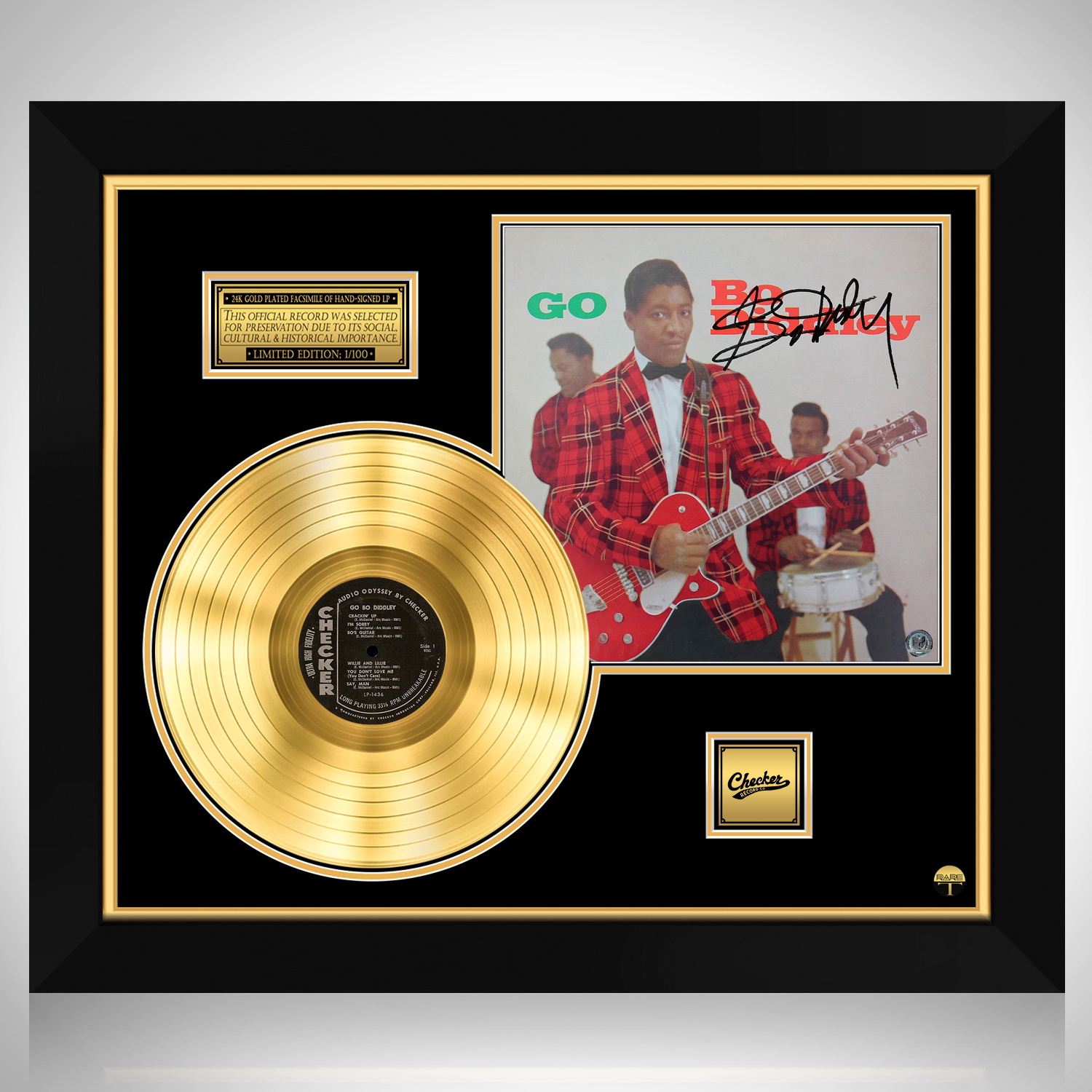 Bo Diddley - Go Bo Diddley Gold LP Limited Signature Edition Custom ...