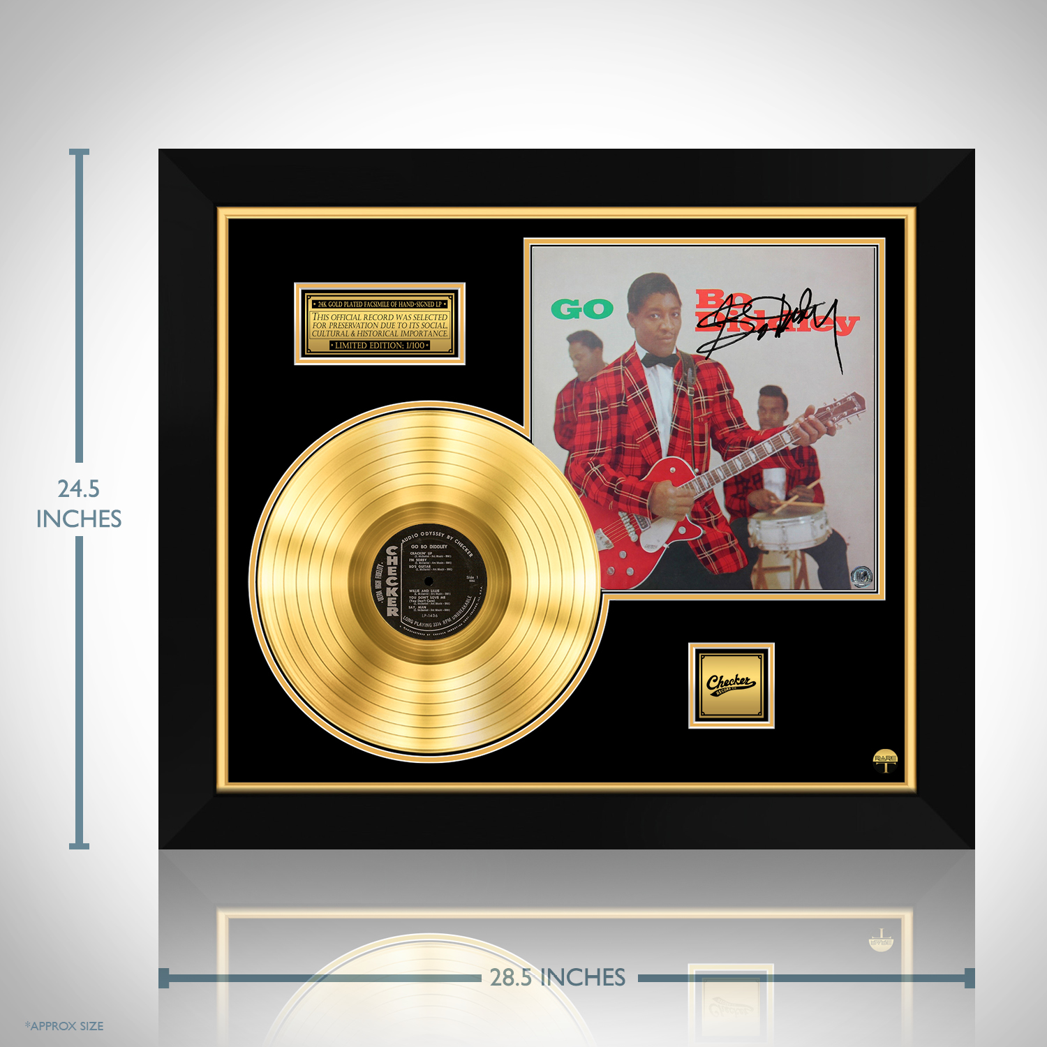 Bo Diddley - Go Bo Diddley Gold LP Limited Signature Edition Custom ...