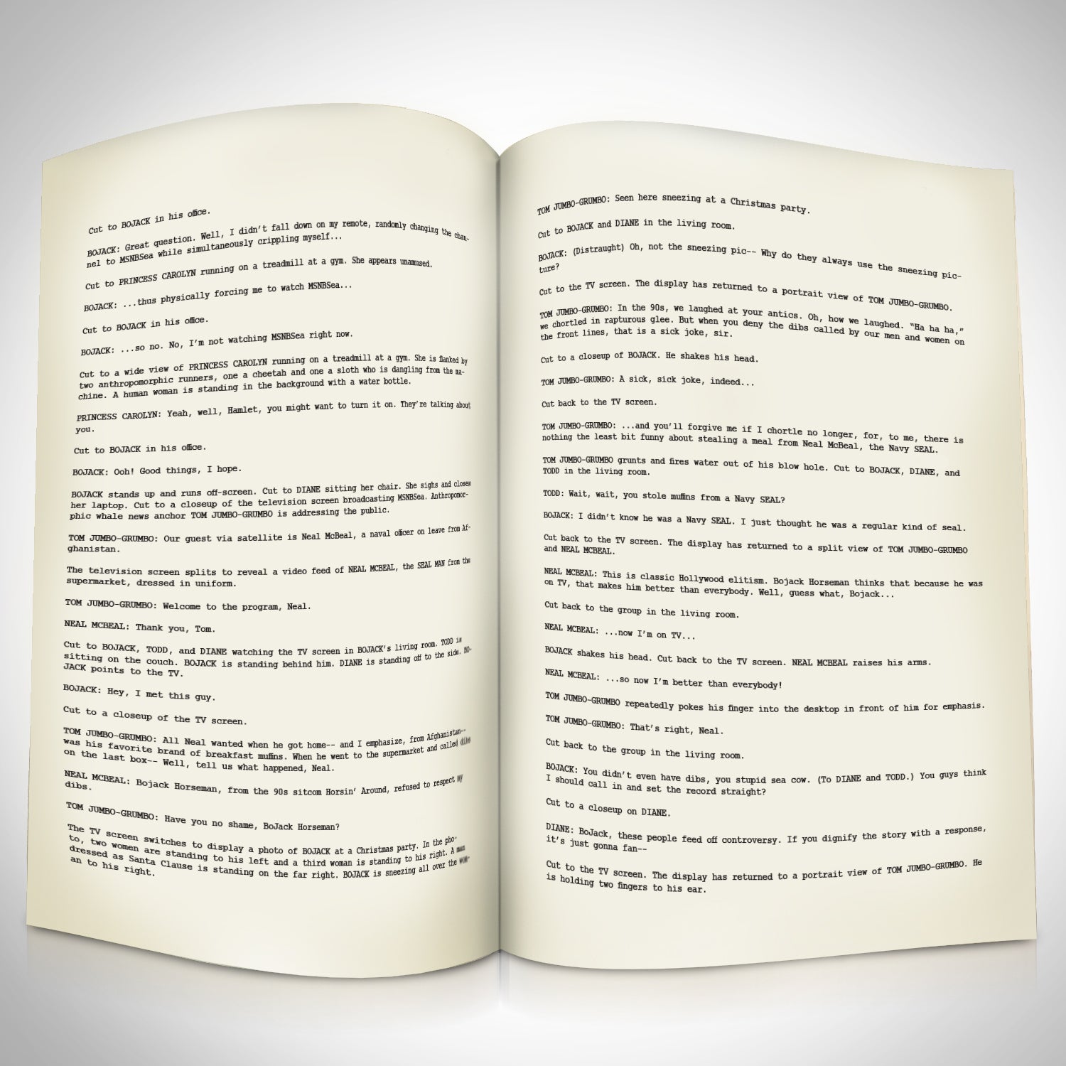 BoJack Horseman Script Limited Signature Edition | RARE-T