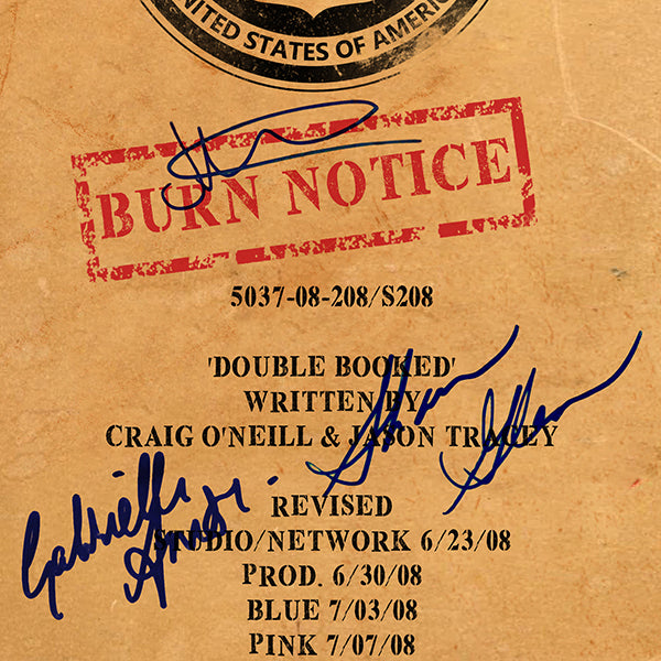 Burn Notice Script Limited Signature Edition | RARE-T