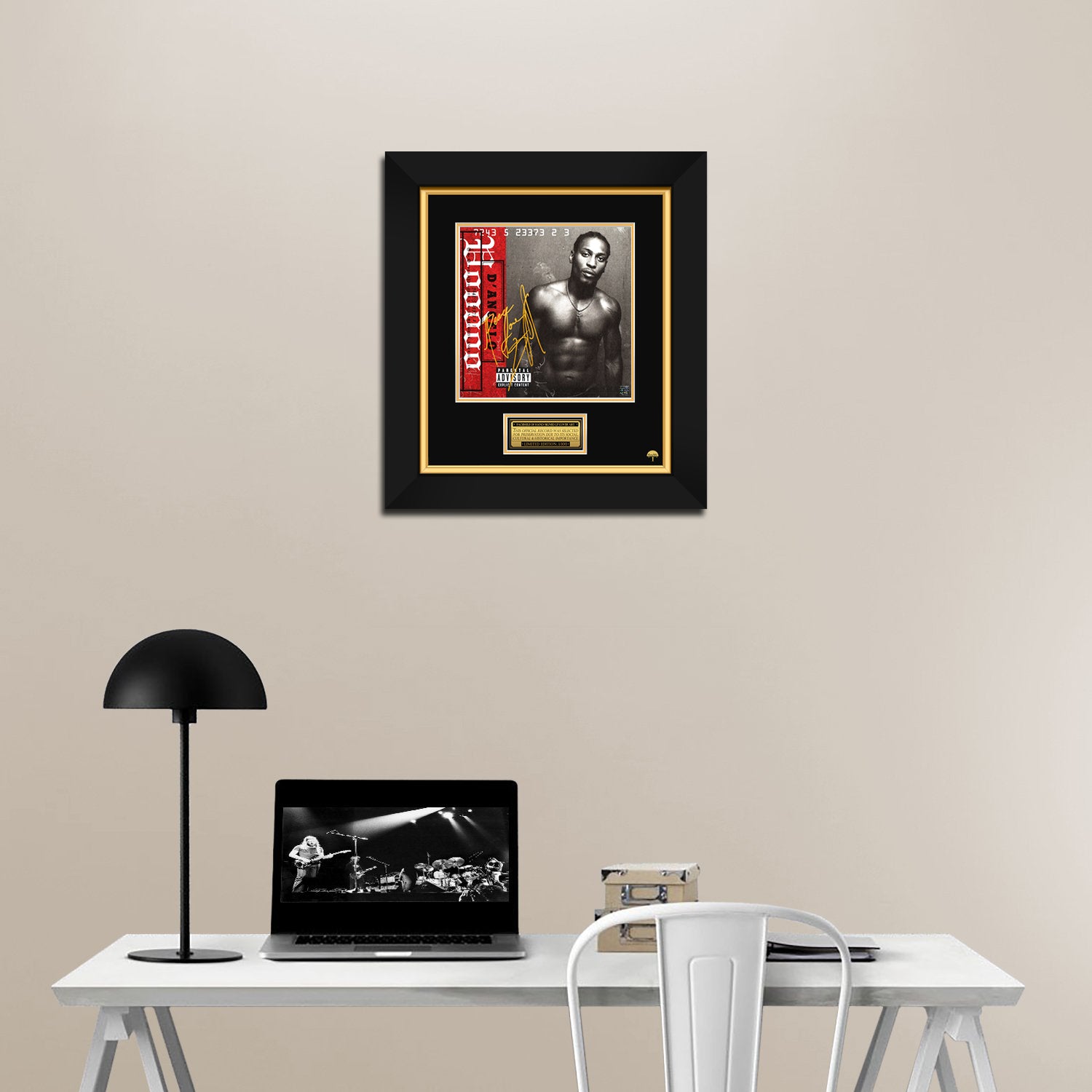 DAngelo Voodoo LP Cover Limited Signature Edition Custom Frame | RARE-T