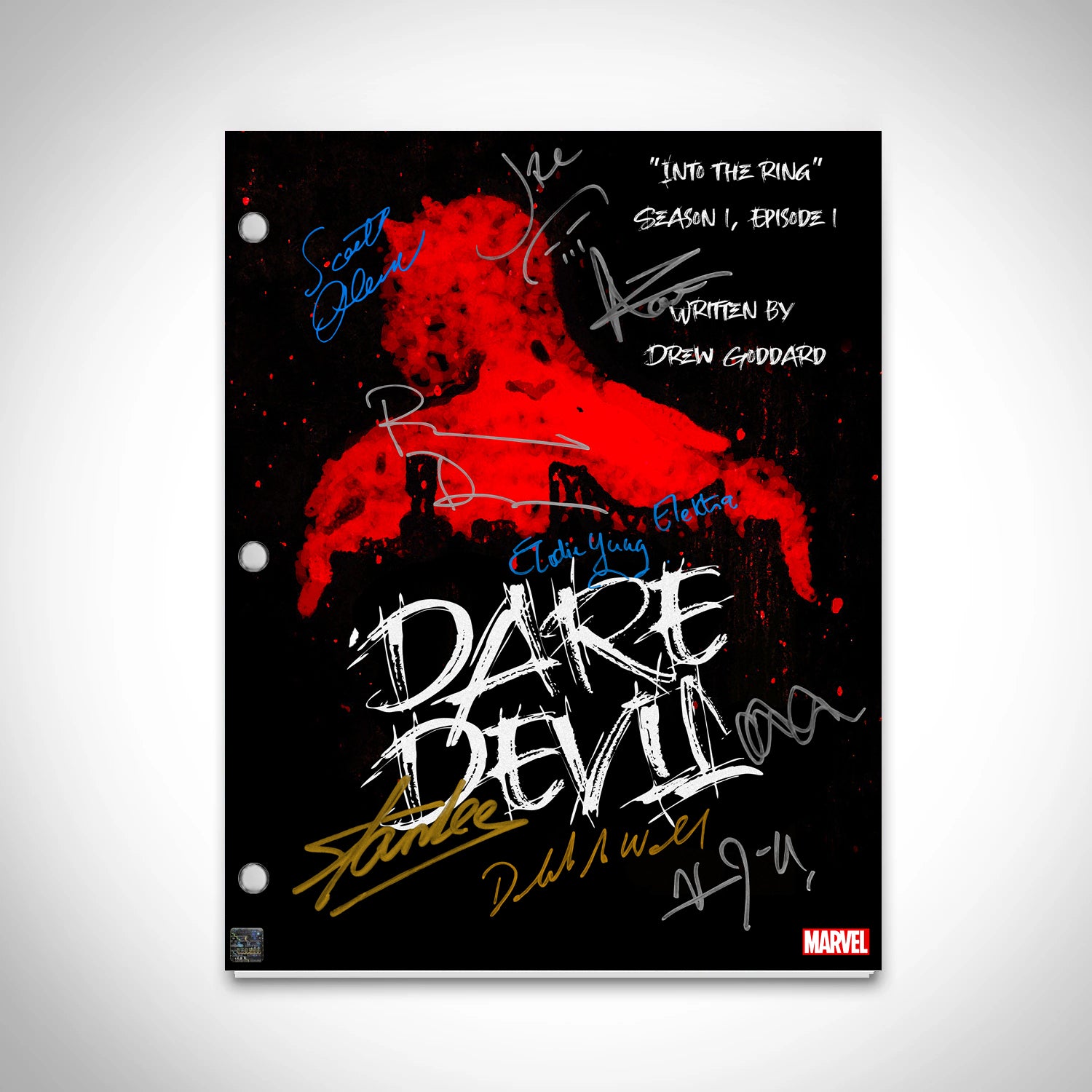 Daredevil (TV Show) Script Limited Signature Edition Custom Frame | RARE-T