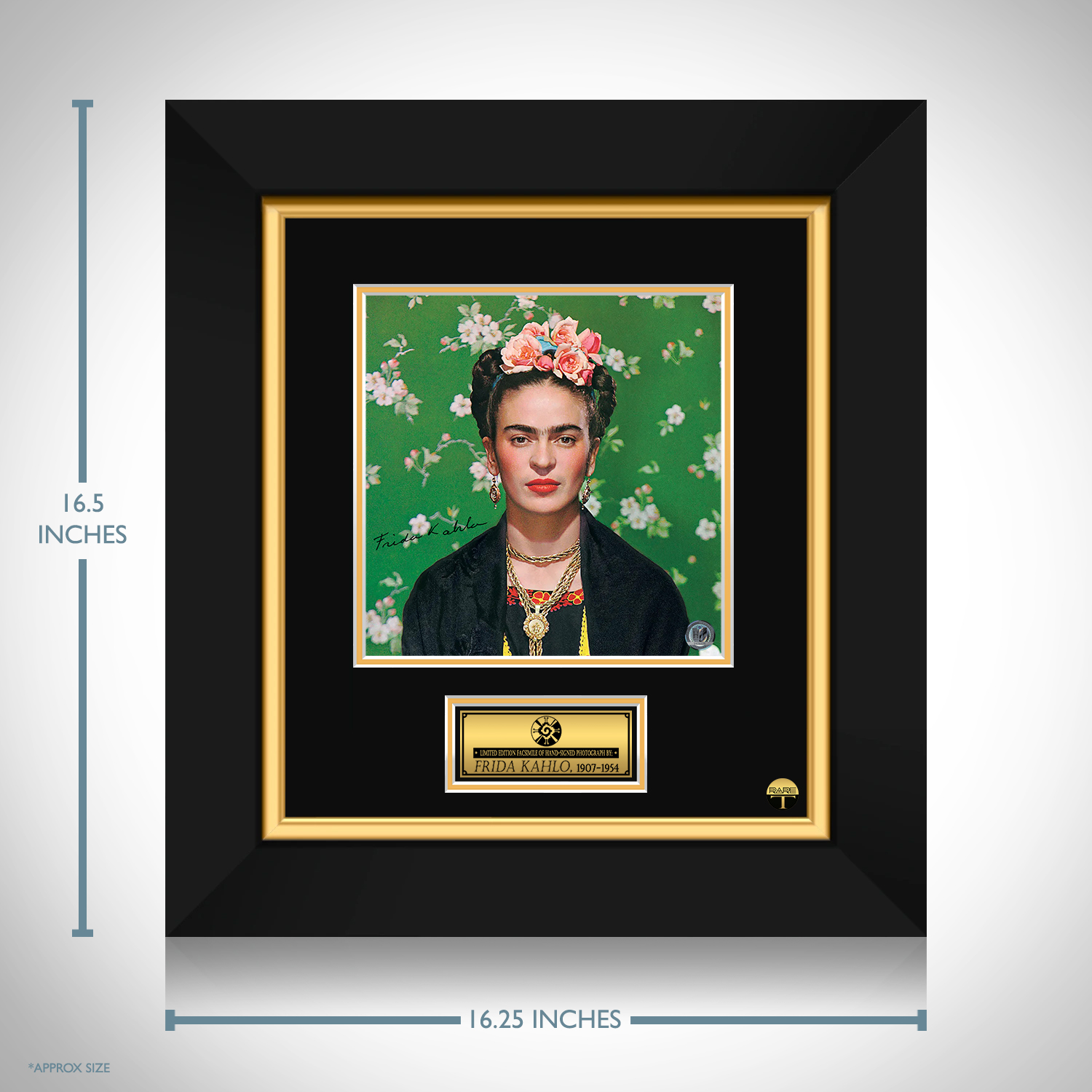Frida Kahlo Legend Photo Limited Signature Edition Custom Frame | RARE-T