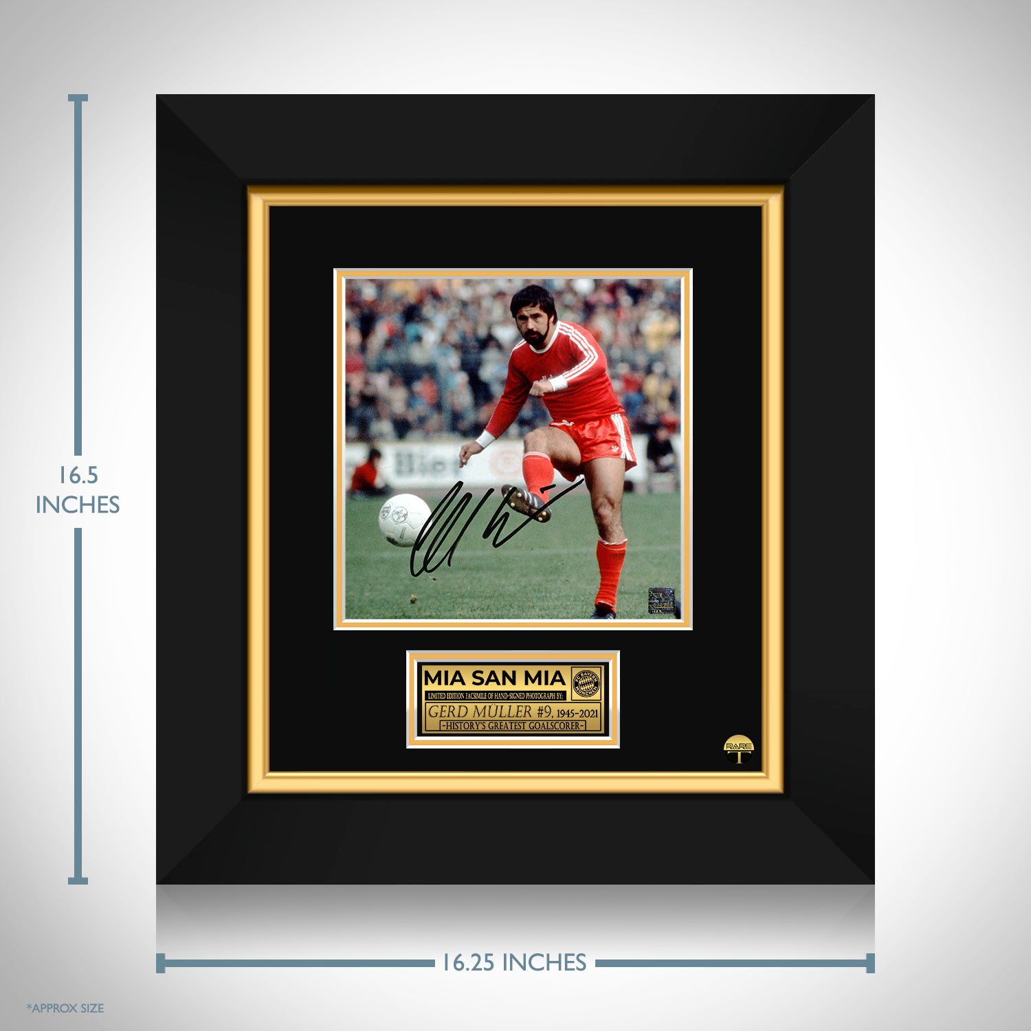 Bayern Munich - Gerd Müller Photo Limited Signature Edition Custom ...