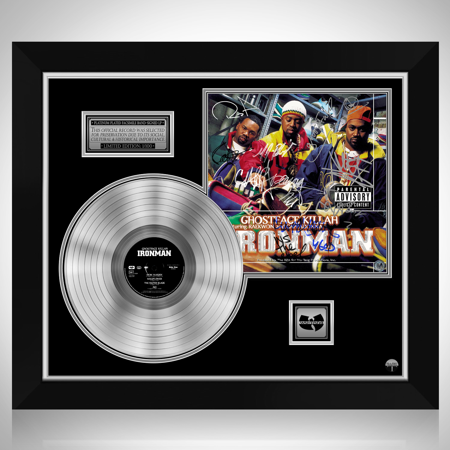 Ghostface Killah - Ironman Platinum LP Limited Signature Edition Custom ...