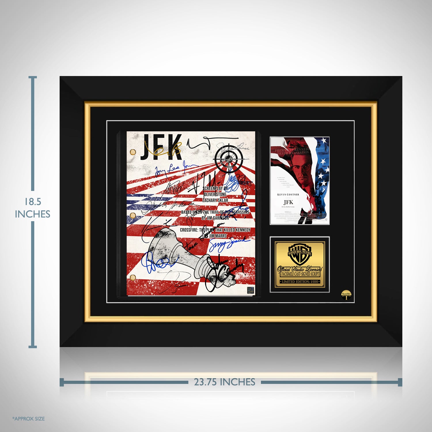 JFK Script Limited Signature Edition Custom Frame | RARE-T