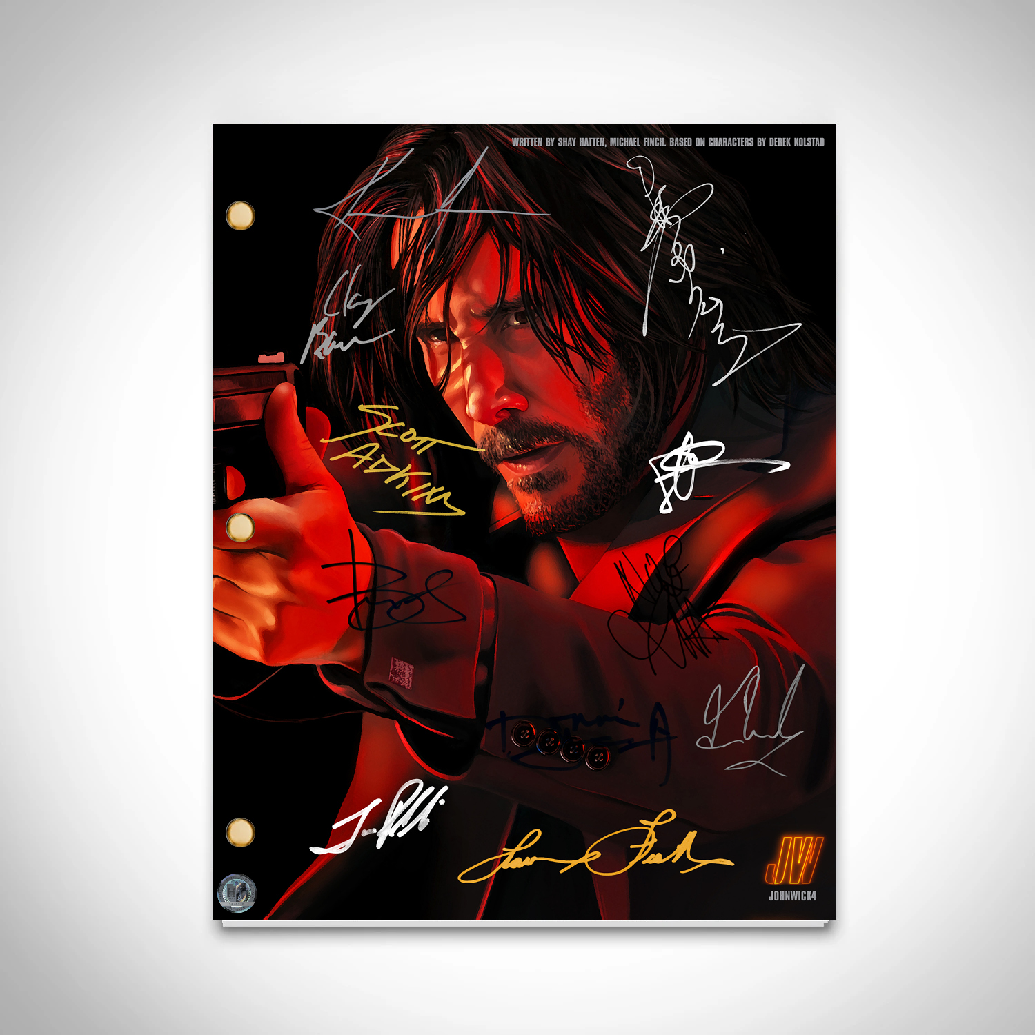 John Wick 4 Transcript Limited Signature Edition Custom Frame | RARE-T
