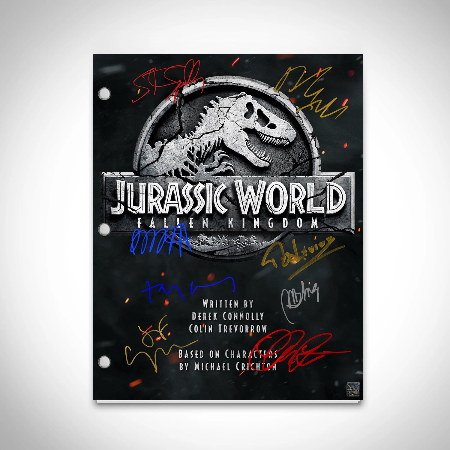 Jurassic World : Fallen Kingdom Script Limited Signature Edition Custom ...