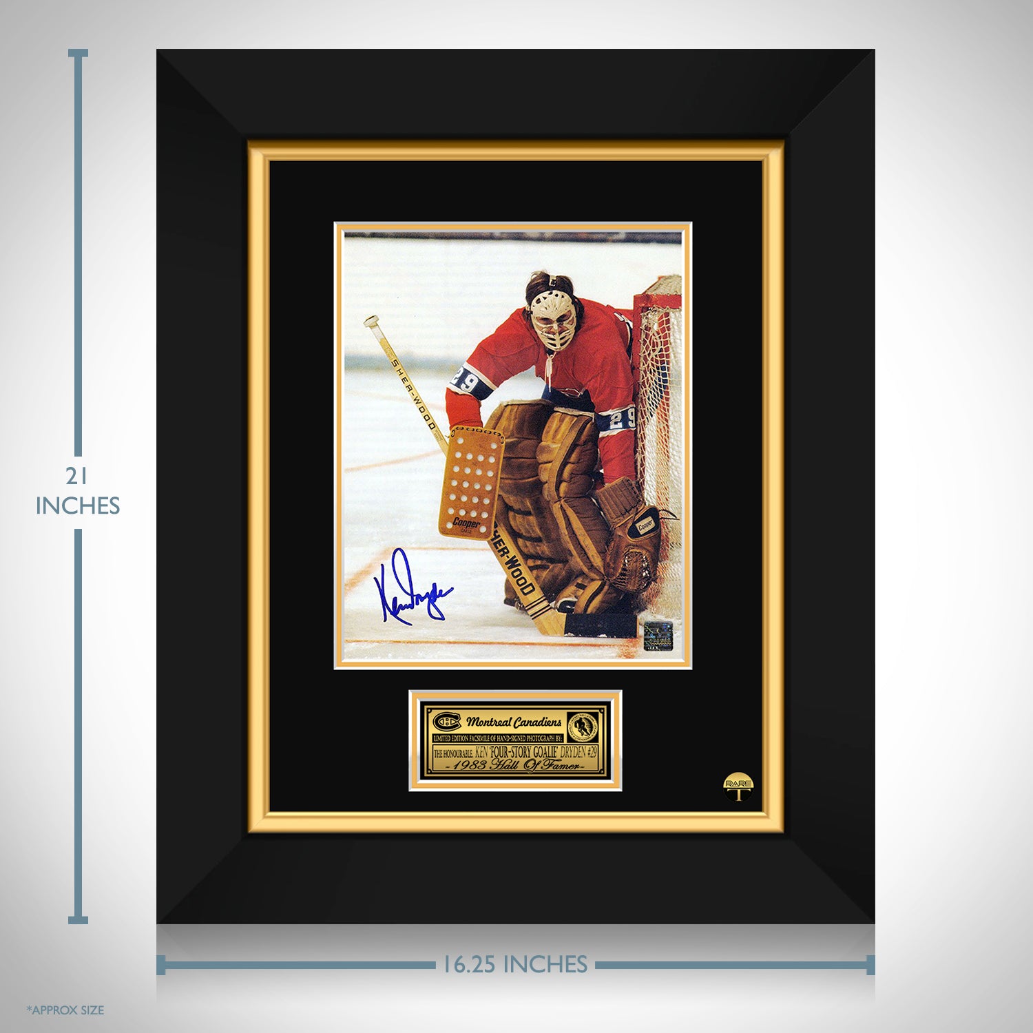 Montreal Canadiens - Ken Dryden Photo Limited Signature Edition Custom ...