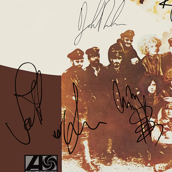 Led Zeppelin - II Platinum LP Limited Signature Edition Custom Frame ...