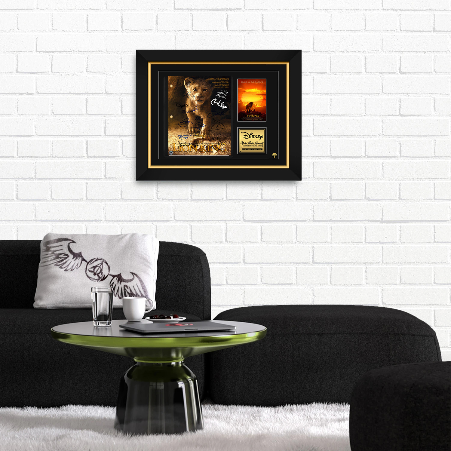 Lion King 2019 Transcript Limited Signature Edition Custom Frame | RARE-T