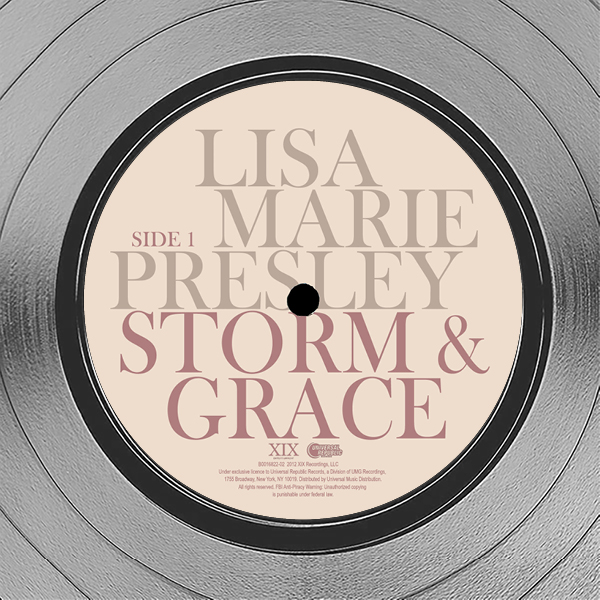 Lisa Marie Presley - Storm and Grace Platinum LP Limited Signature ...