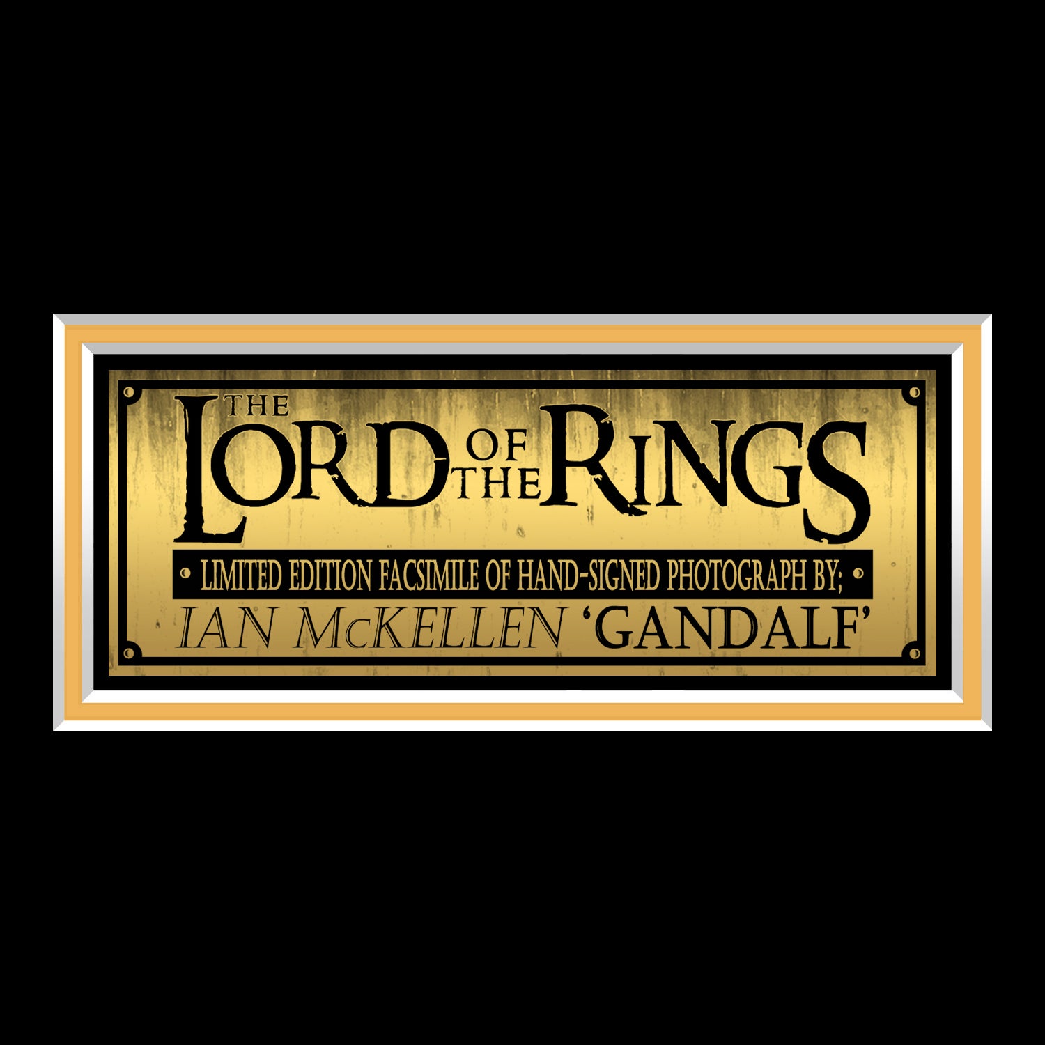 Lord of the Rings Gandalf Photo Limited Signature Edition Custom Frame ...