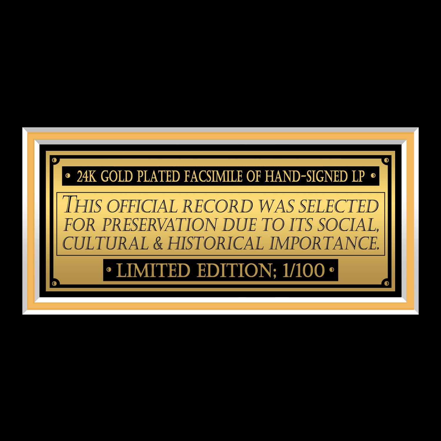 Mac Miller - Good AM Gold LP Limited Signature Edition Custom Frame ...