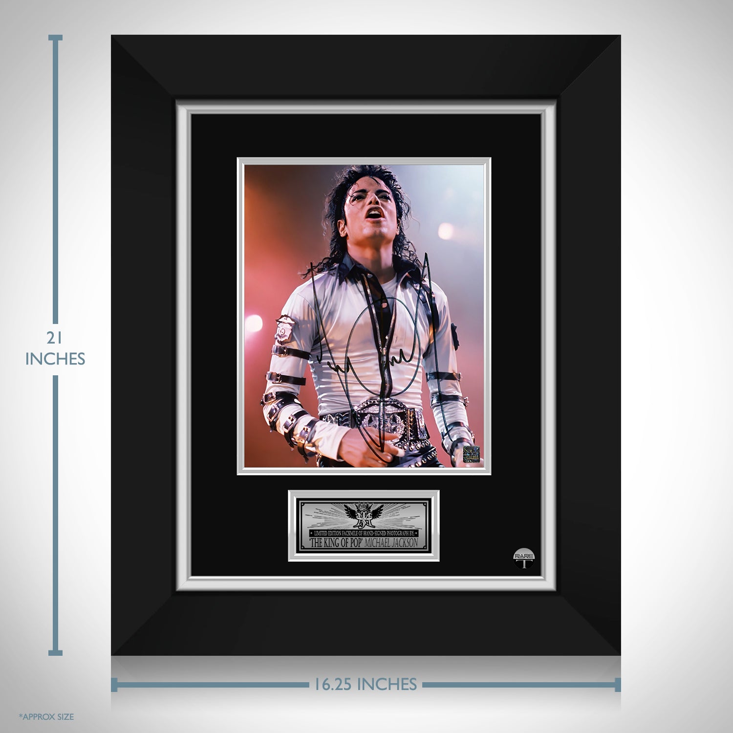 Michael Jackson Stage Photo Limited Signature Edition Custom Frame | RARE-T