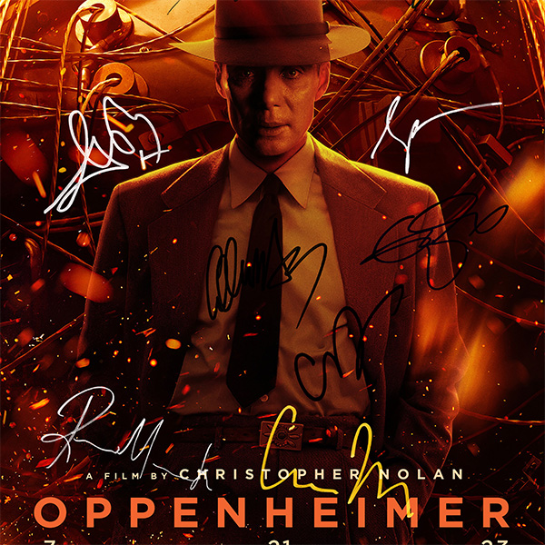 Oppenheimer Mini Poster Limited Signature Edition Custom Frame | RARE-T