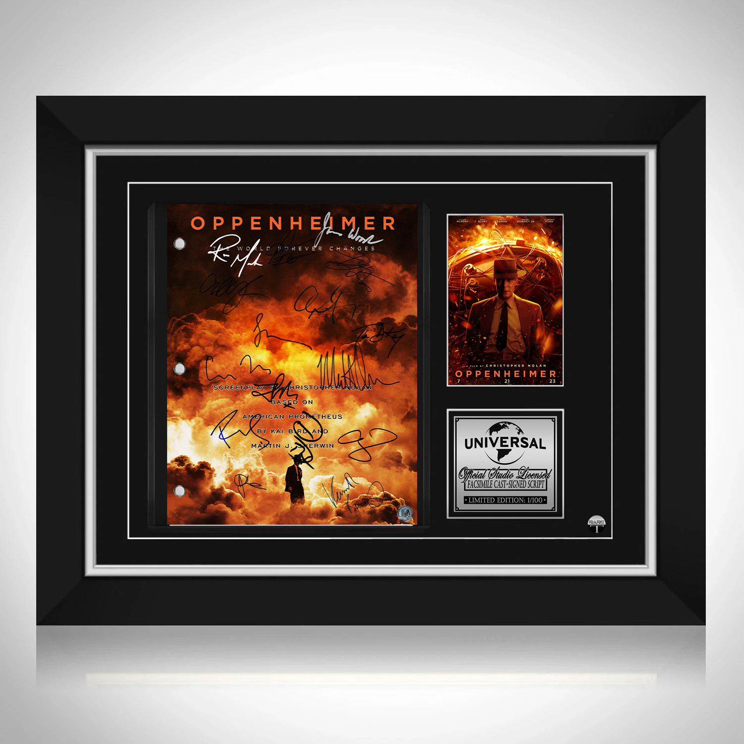 Oppenheimer Transcript Limited Signature Edition Custom Frame | RARE-T