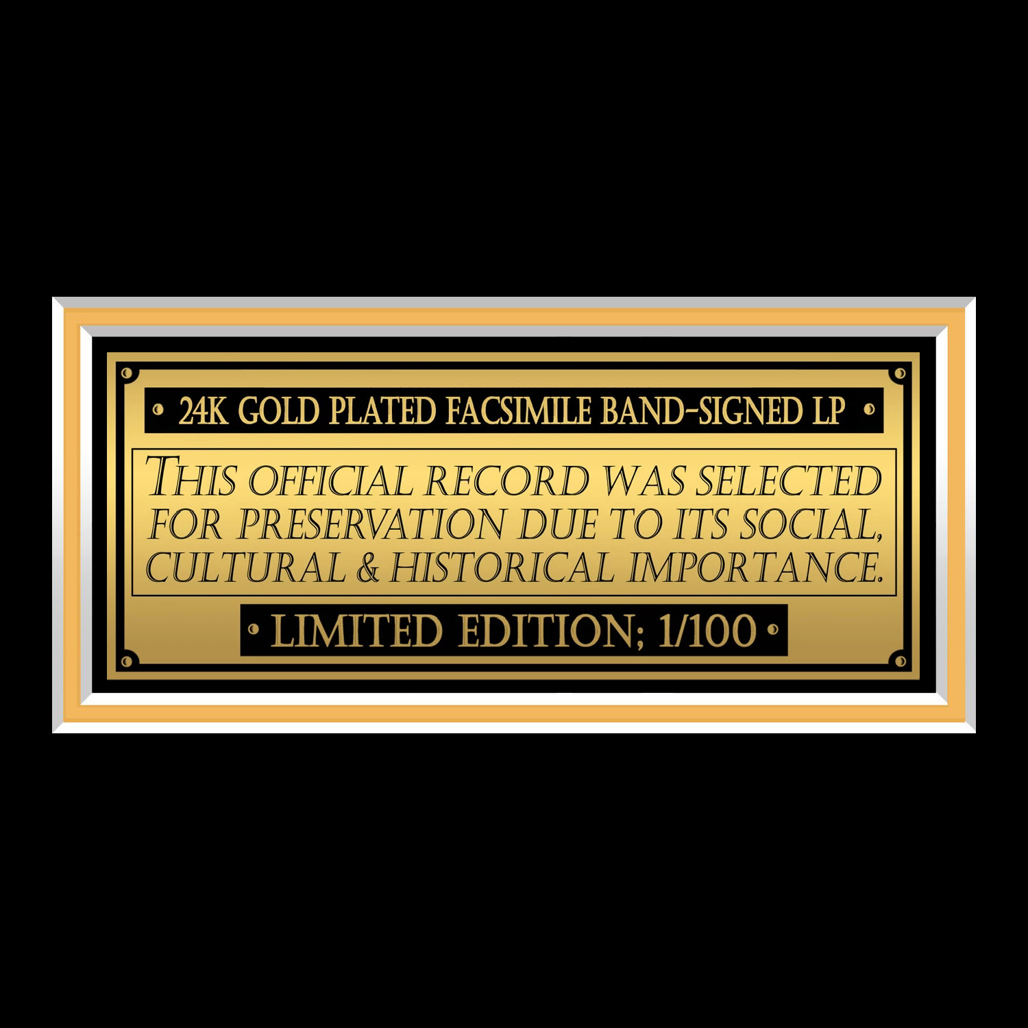 Pantera - Far Beyond Driven Gold LP Limited Signature Edition Custom ...
