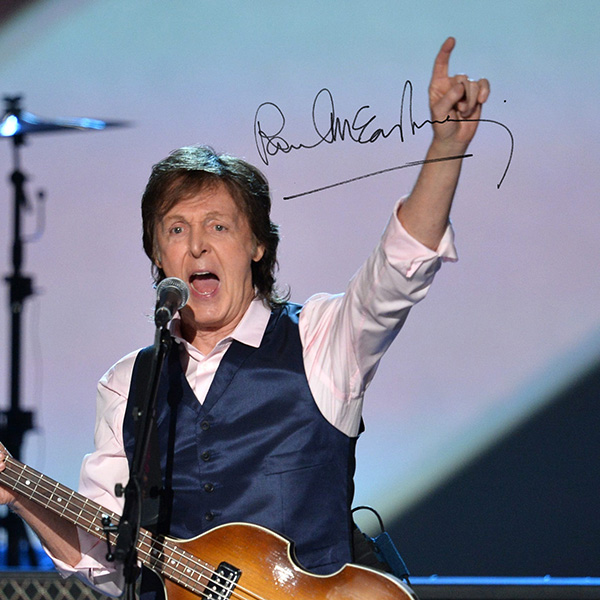 Paul McCartney Photo Limited Signature Edition Custom Frame | RARE-T