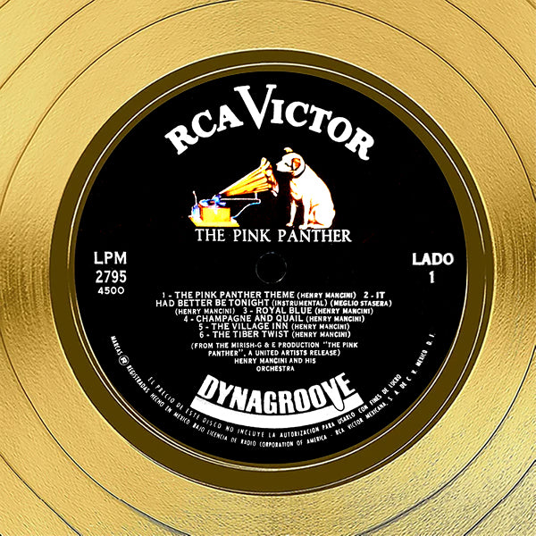Pink Panther - Original Soundtrack Gold LP Limited Signature Edition ...