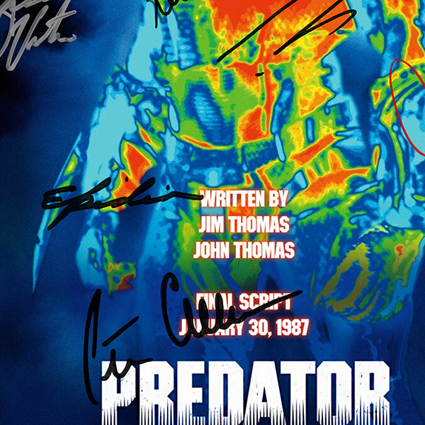 Predator (1987) Script Limited Signature Edition | RARE-T