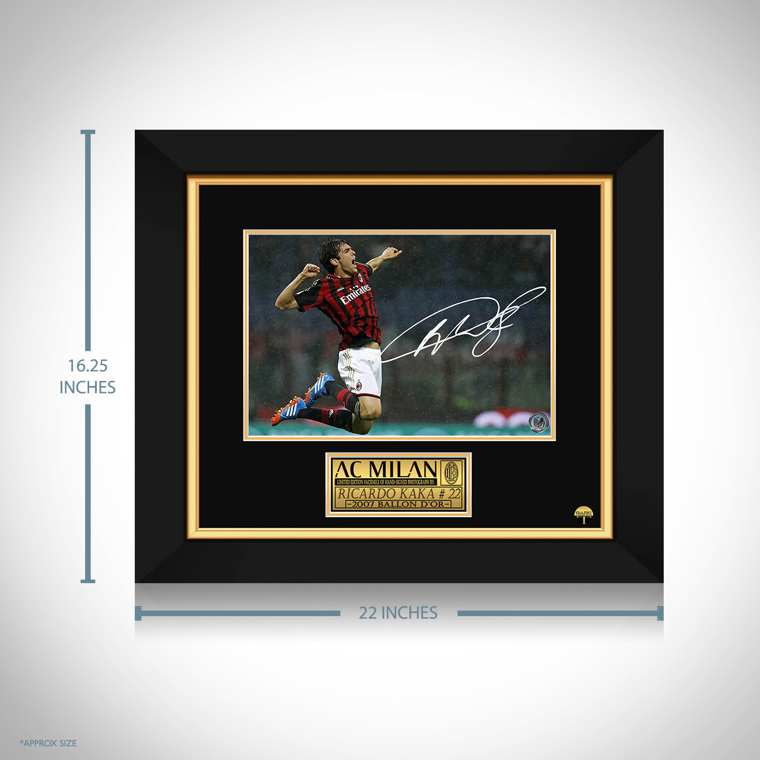 Ricardo Kaka AC Milan Legend Photo Limited Signature Edition Custom ...