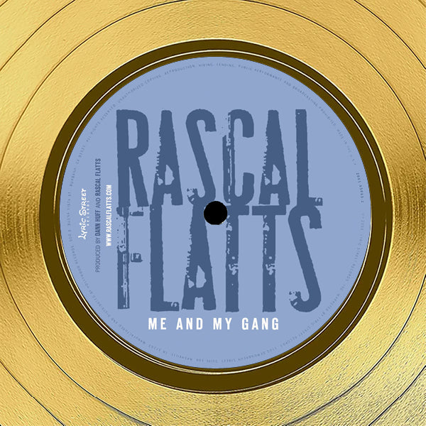 Rascal Flatts Me And My Gang Gold LP Limited Signature Edition Custom ...
