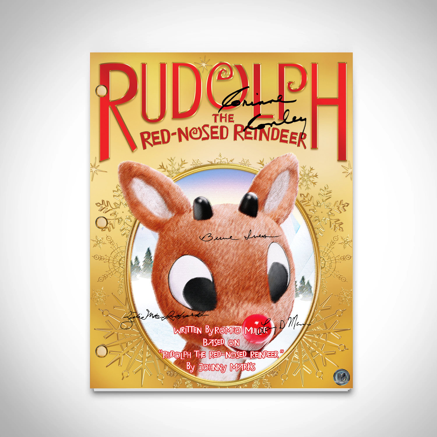 Rudolph The Red-Nosed Reindeer Transcript Limited Signature Edition ...