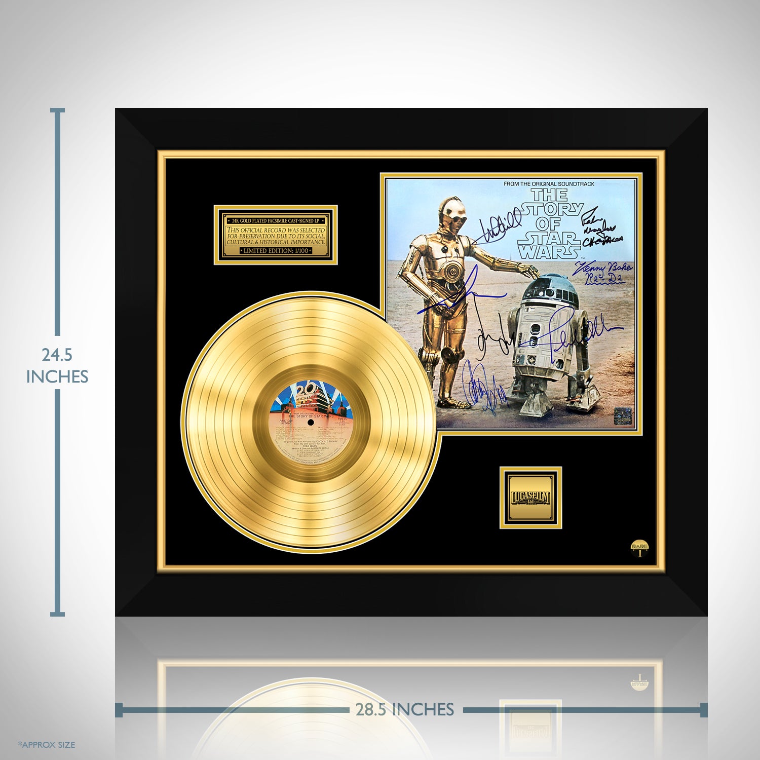 The Story of Star Wars Original Soundtrack Gold LP Limited Signature ...
