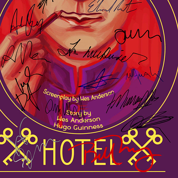 The Grand Budapest Hotel Script Limited Signature Edition | RARE-T
