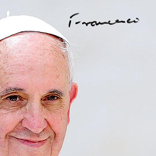 Pope Francis Memorial Photo Limited Signature Edition Custom Frame | RARE-T