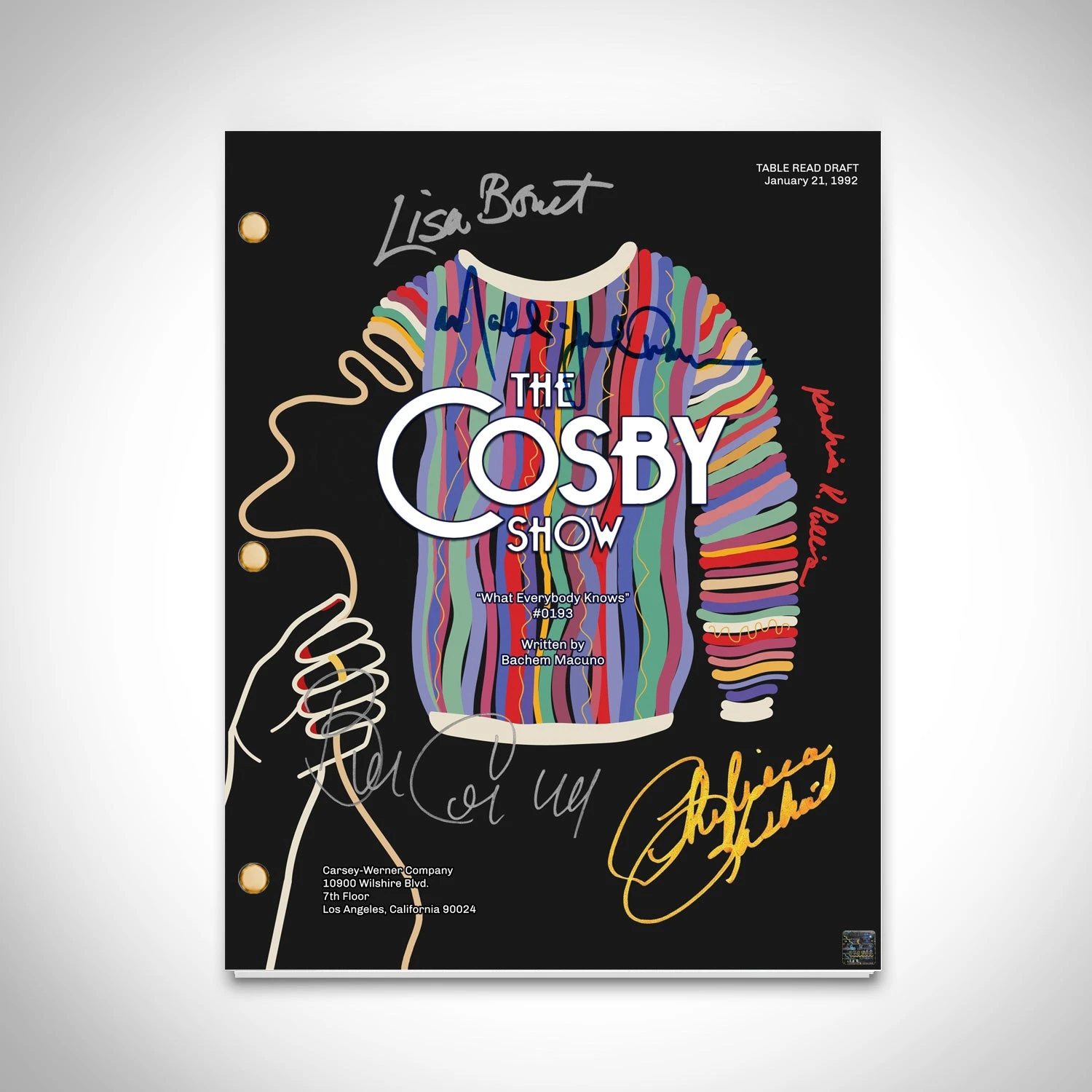 The Cosby Show Script Limited Signature Edition | RARE-T