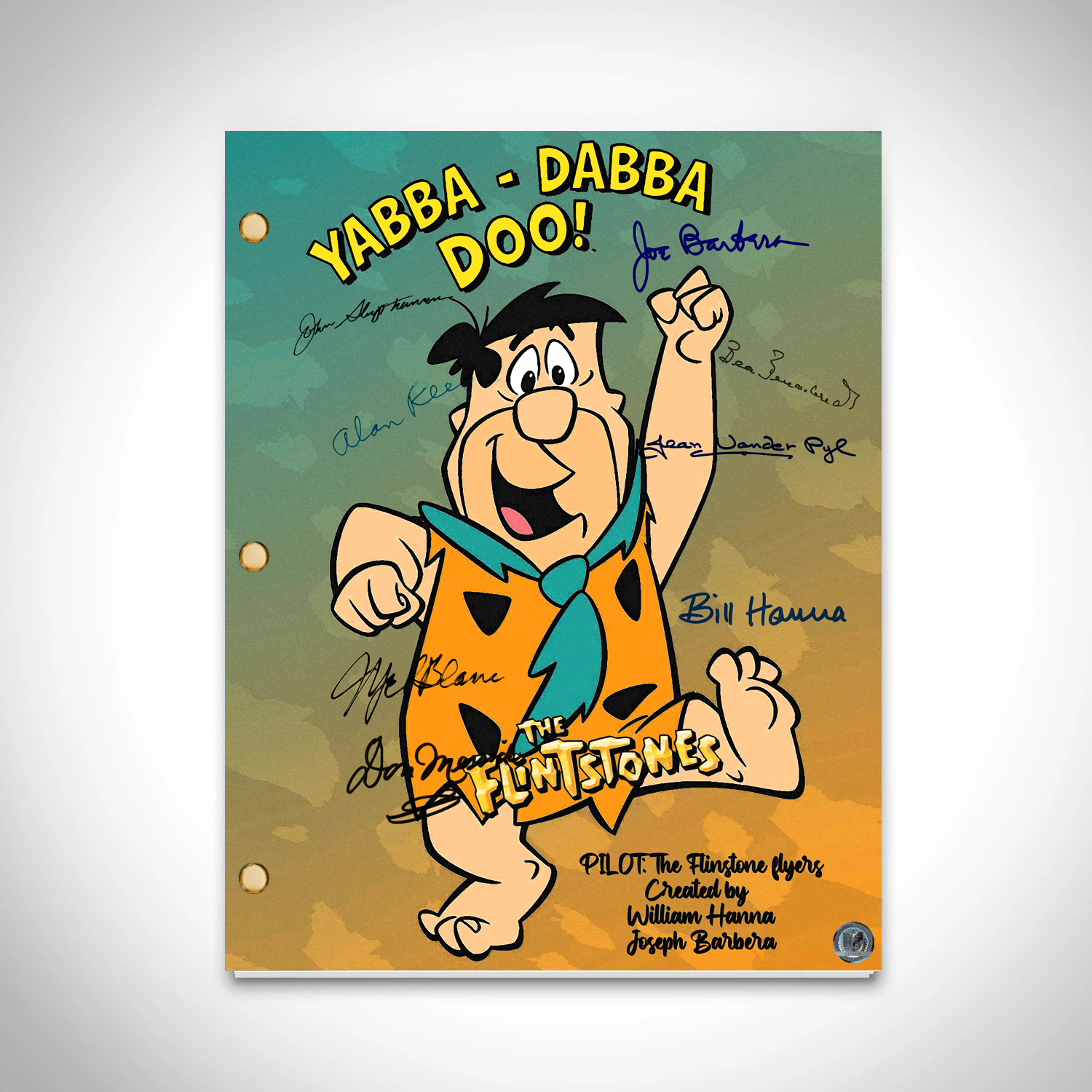 The Flintstones Pilot (1960) Transcript Limited Signature Edition | RARE-T