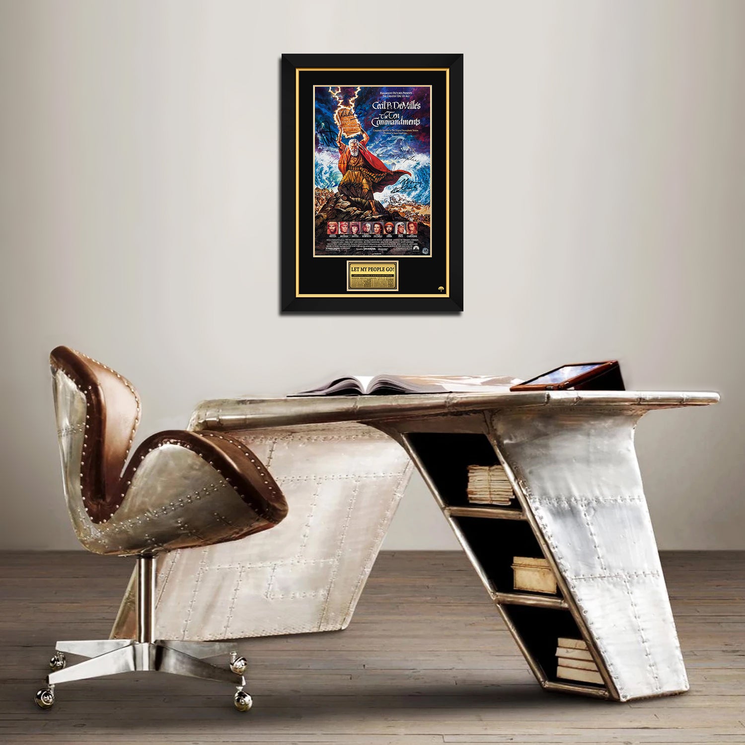 The Ten Commandments Mini Poster Limited Signature Edition Custom Frame ...