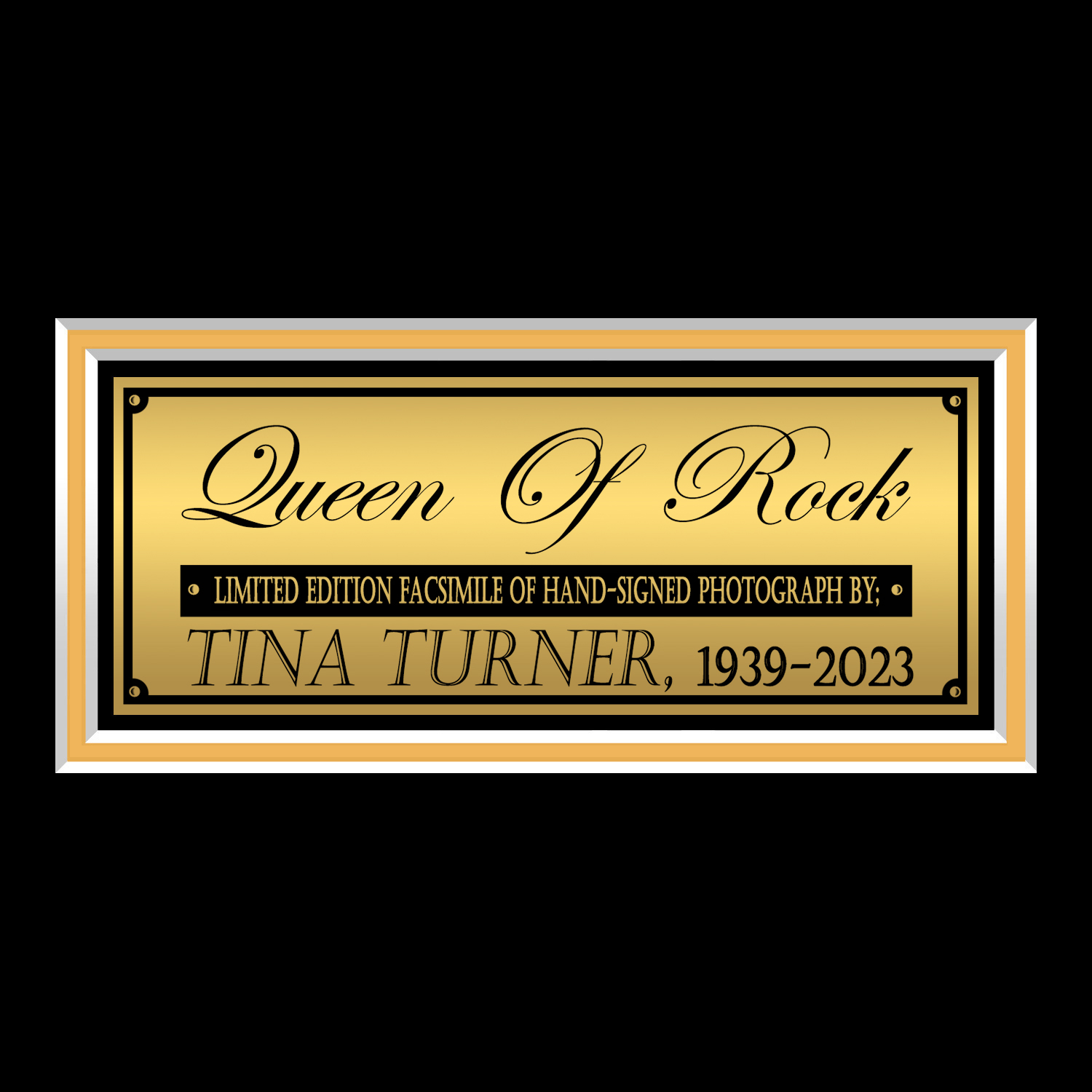 Tina Turner Memorial Photo Limited Signature Edition Custom Frame | RARE-T