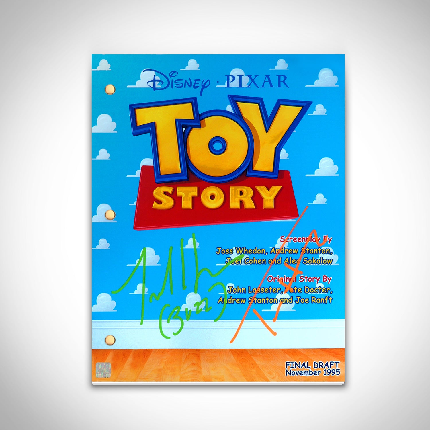 Toy Story Script Limited Signature Edition | RARE-T