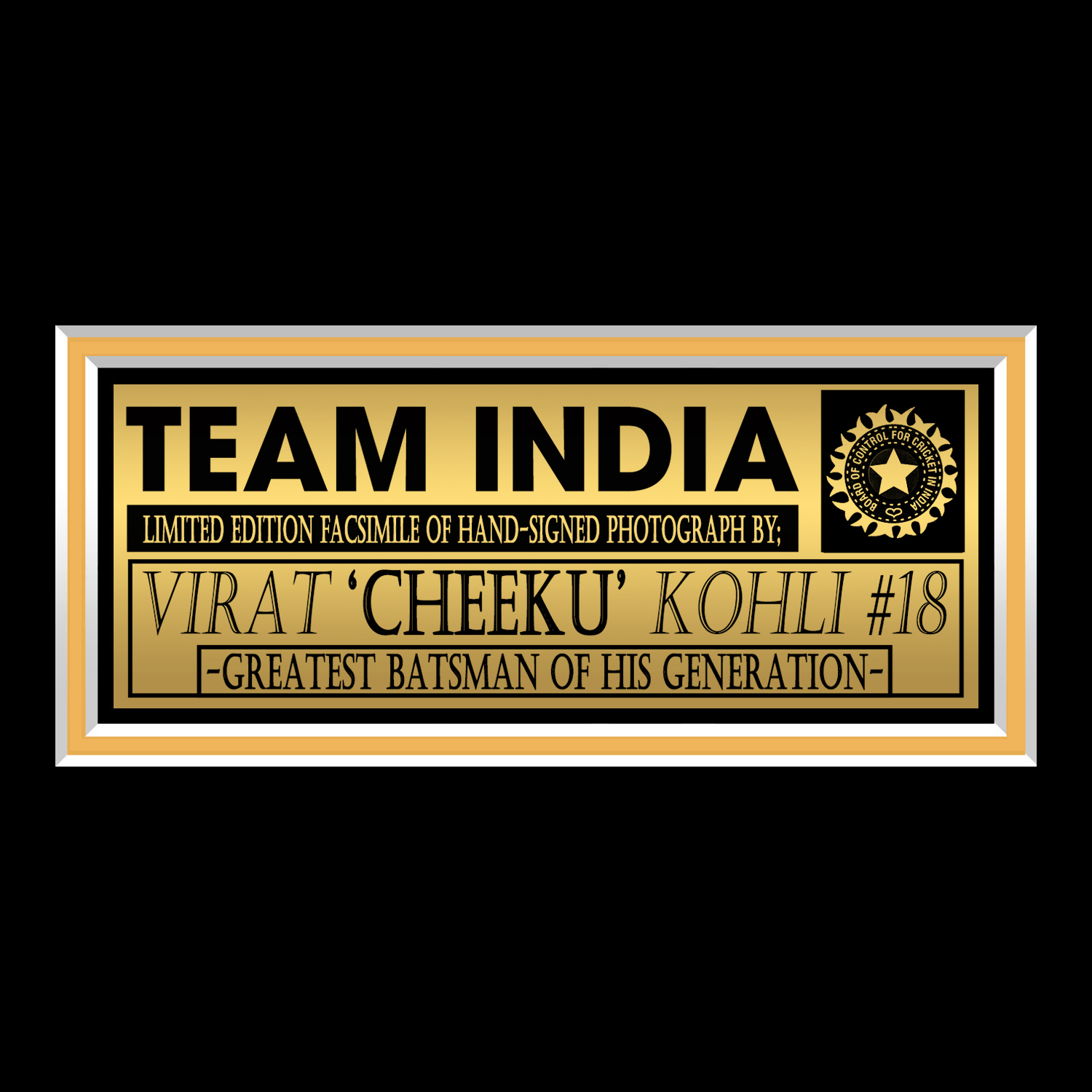Virat Kohli Cricket Team India Legend Photo Limited Signature Edition ...