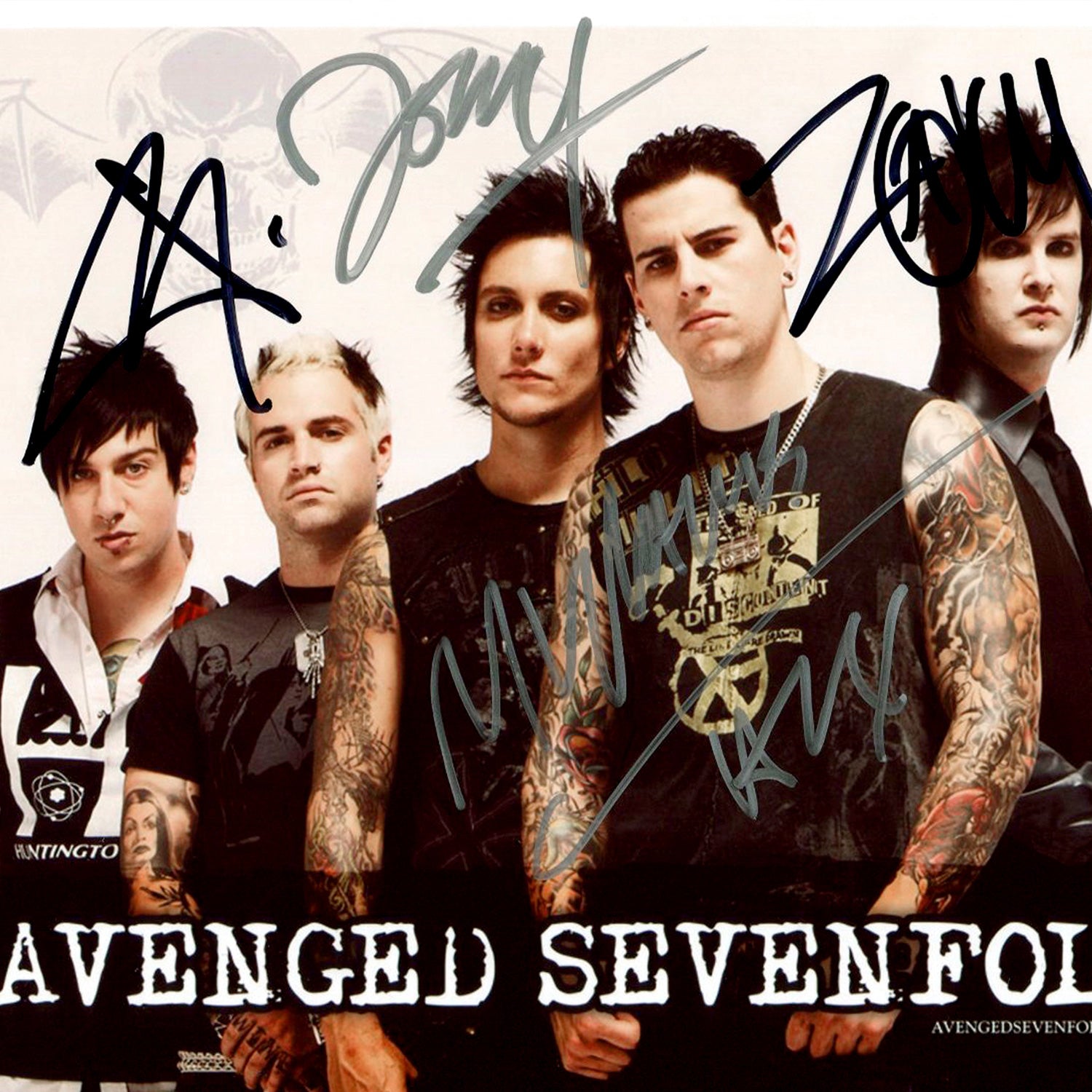 Avenged Sevenfold Band Photo Limited Signature Edition Custom Frame ...