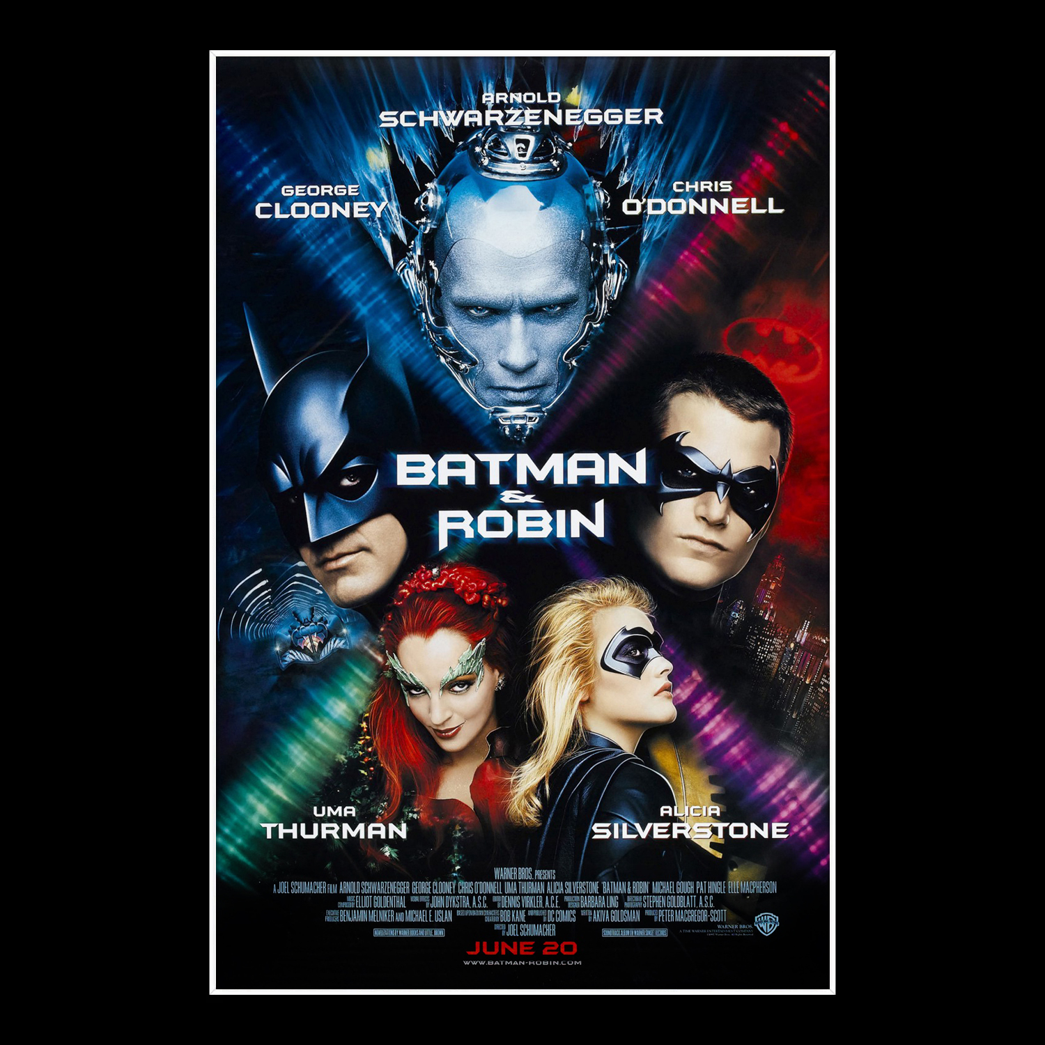Batman and Robin Transcript Limited Signature Edition Custom Frame | RARE-T