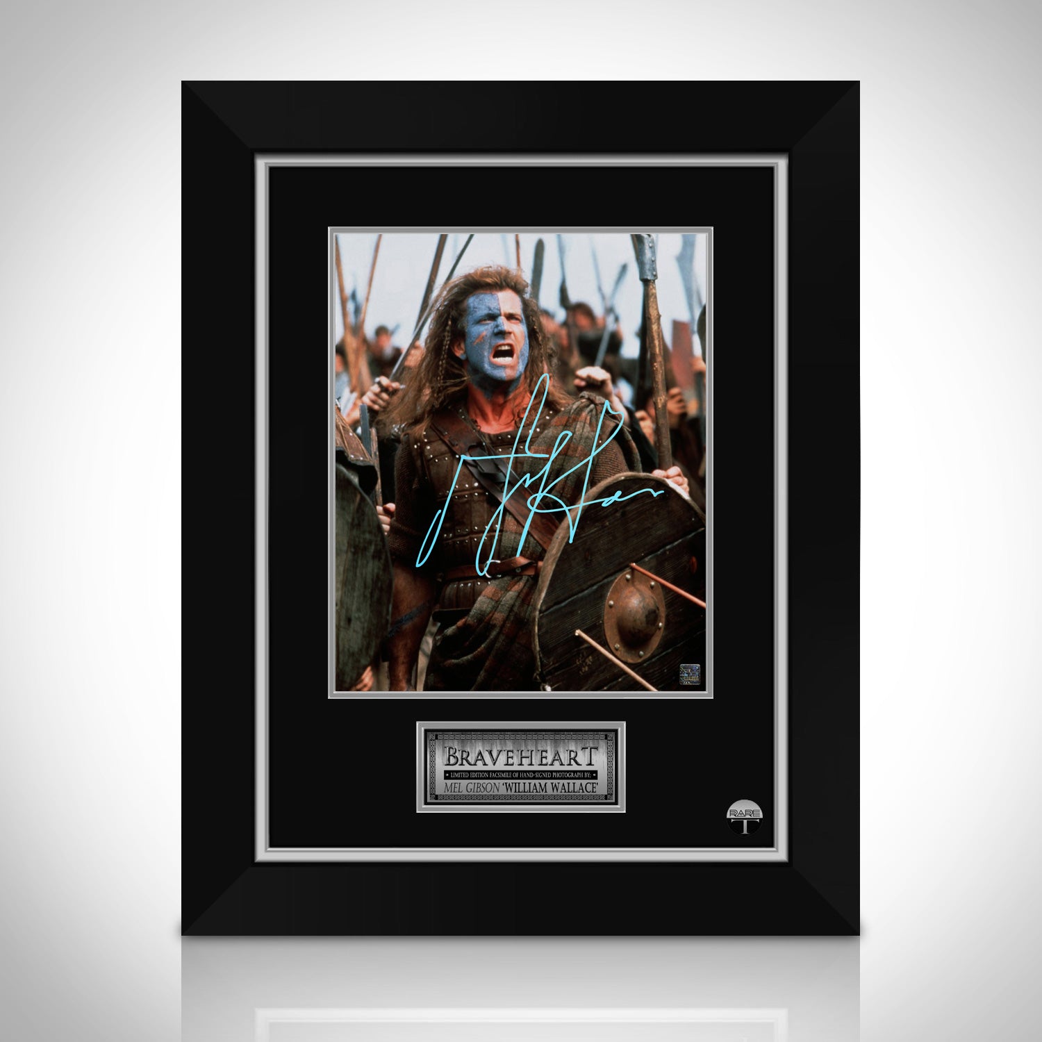 Braveheart Mel Gibson Blue War Painted Face Photo Limited Signature ...