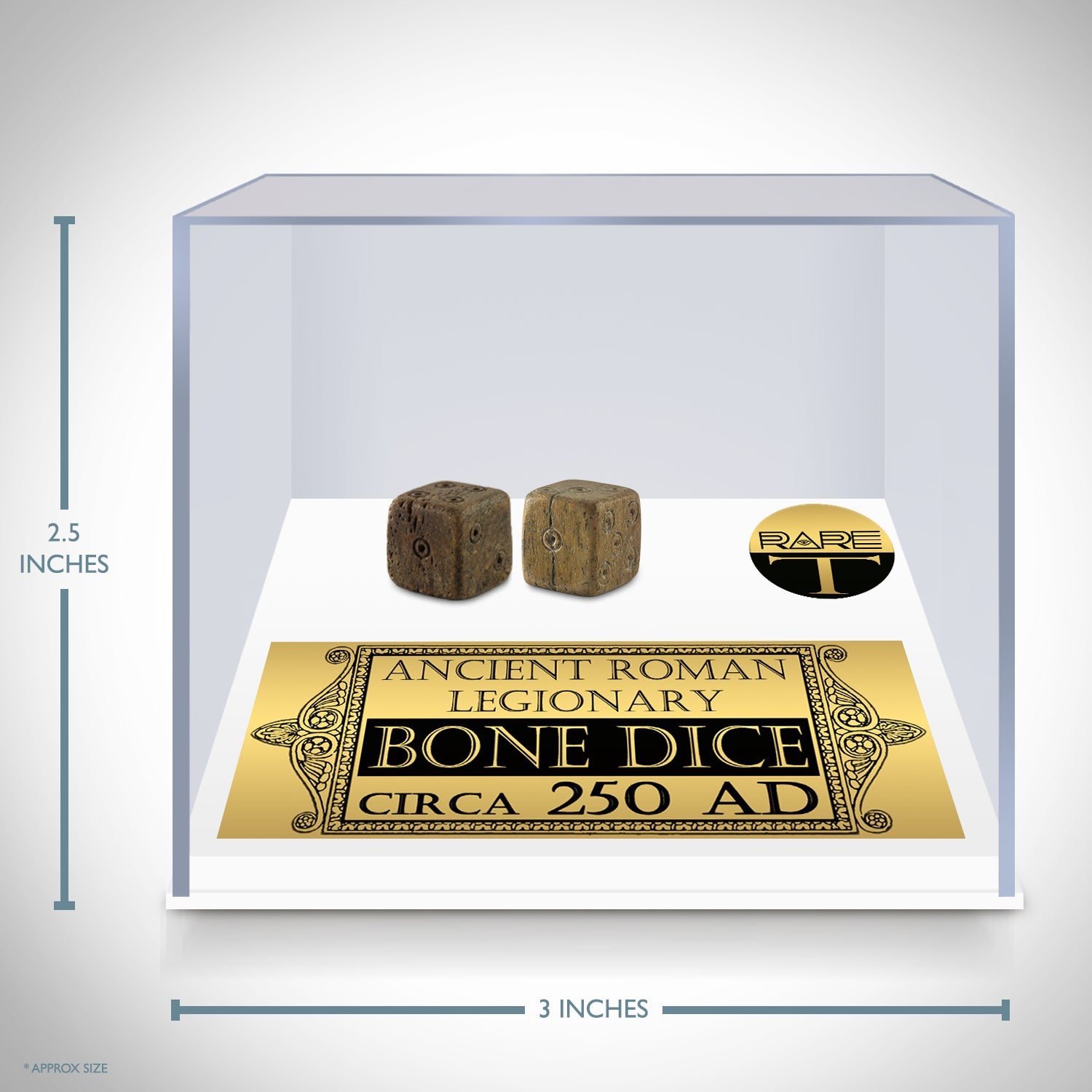 Bone Dice - Pair of Ancient Roman Legionary Bone Dice - Circa 250 AD ...