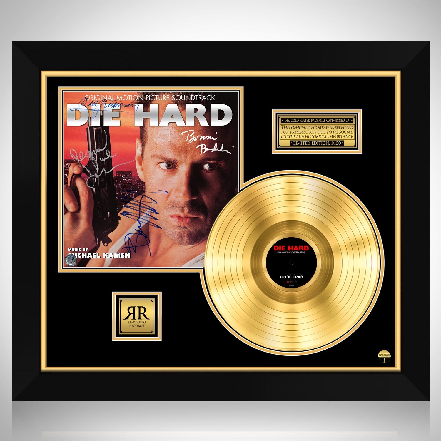 Die Hard - Original Motion Picture Soundtrack Gold LP Limited Signature ...