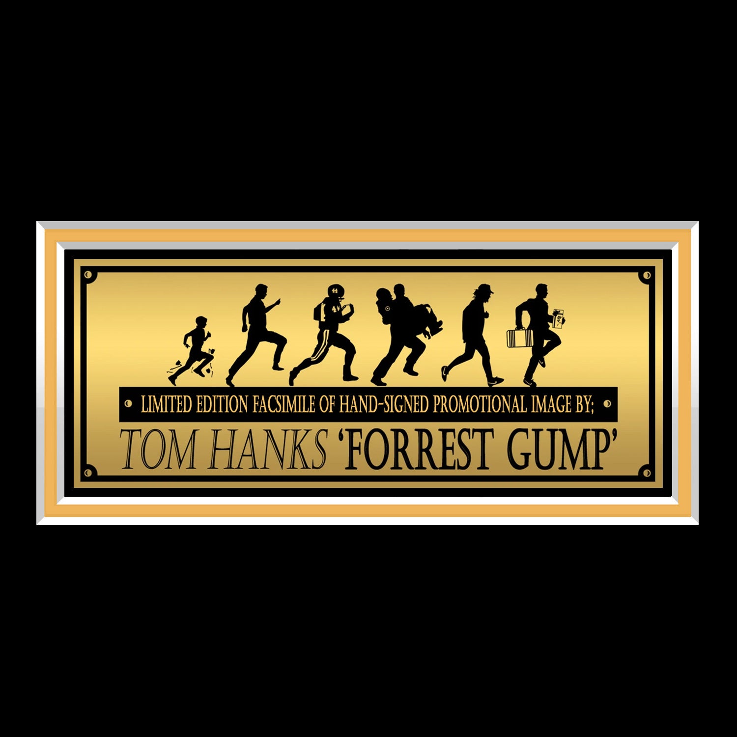 Forrest Gump Movie Photo Limited Signature Edition Custom Frame | RARE-T
