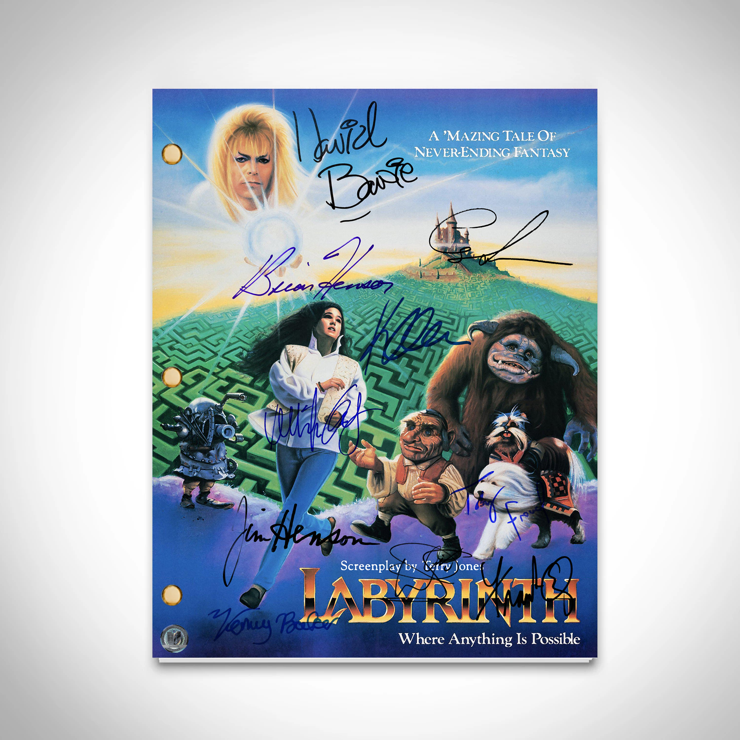 Labyrinth (Maze Cover) (1986) Script Limited Signature Edition | RARE-T
