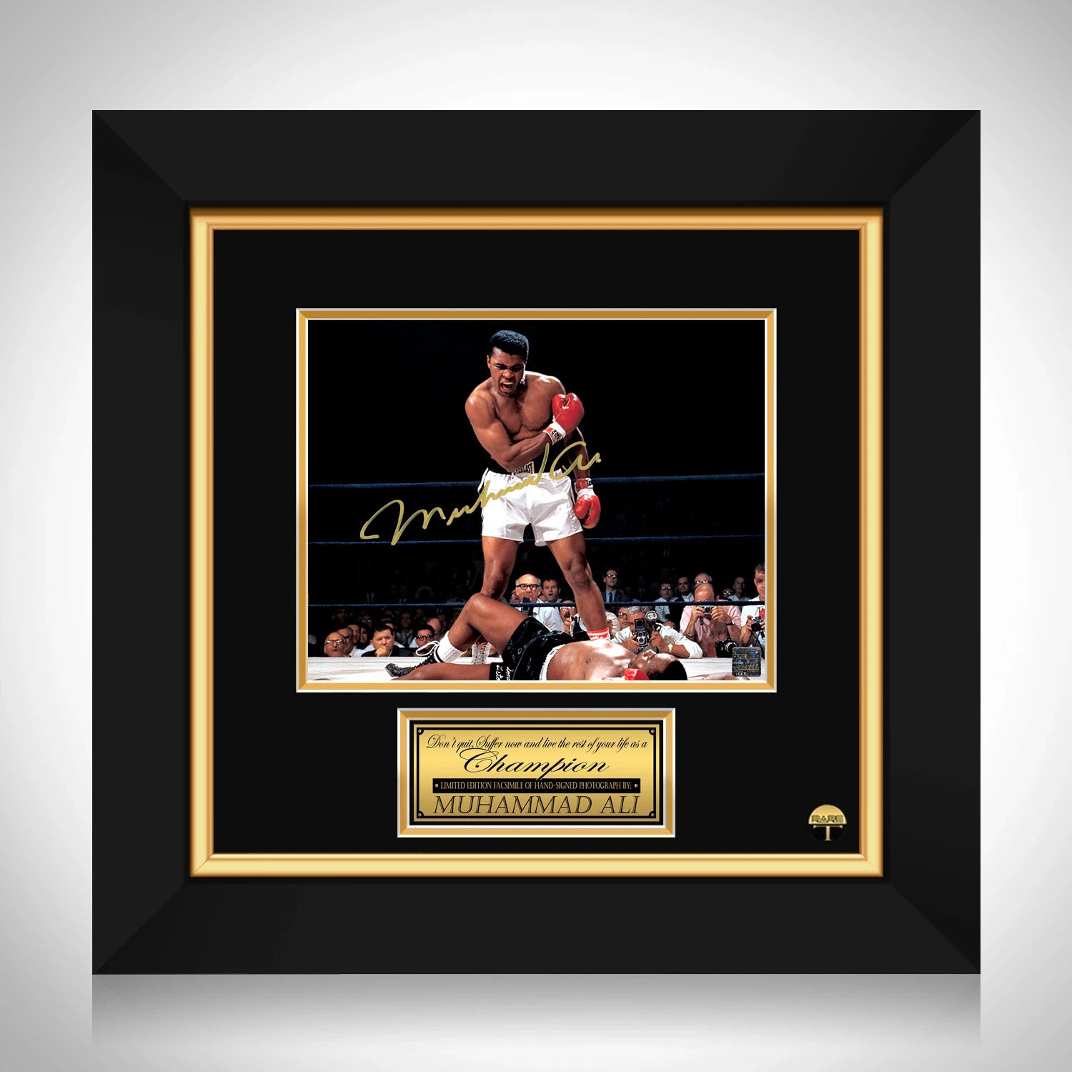 Muhammad Ali Liston K.O Photo Limited Signature Edition Custom Frame ...